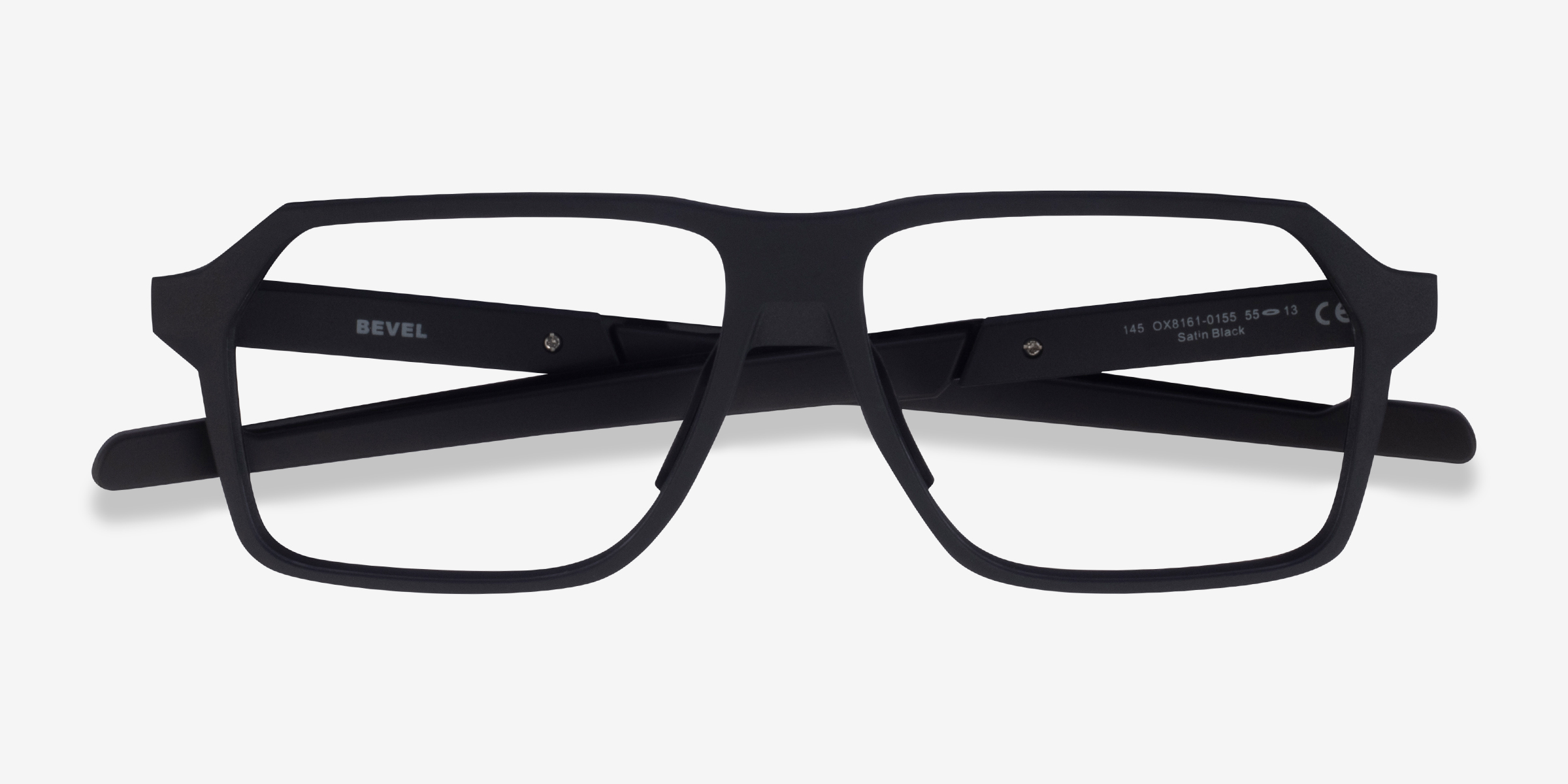 Oakley Bevel - Rectangle Black Frame Glasses For Men | Eyebuydirect