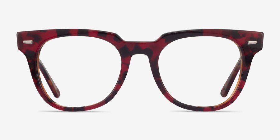 Ray-Ban Meteor - Square Red Tortoise Frame Eyeglasses | Eyebuydirect Canada