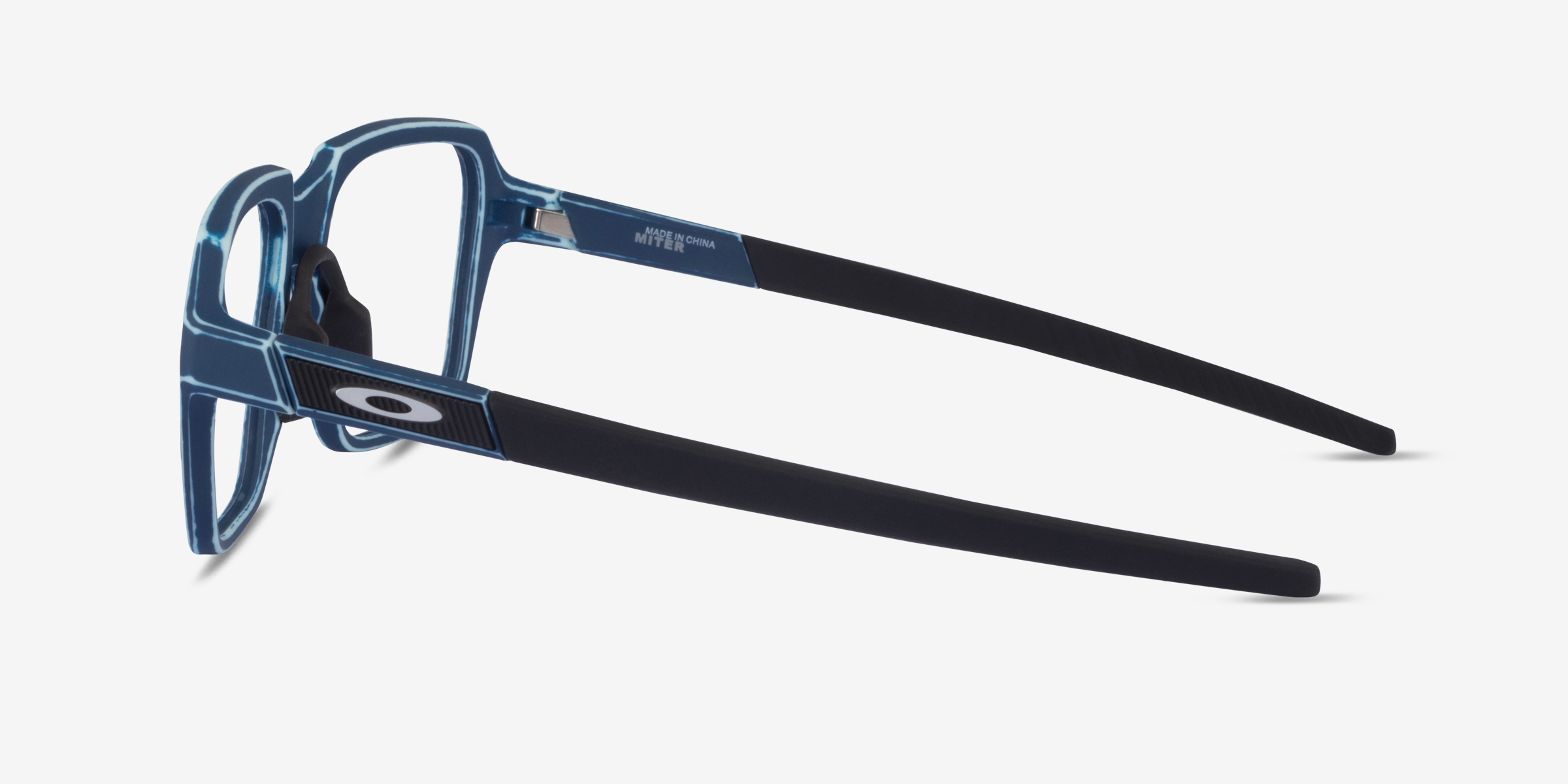 Oakley Miter - Rectangle Blue Frame Glasses For Men | Eyebuydirect