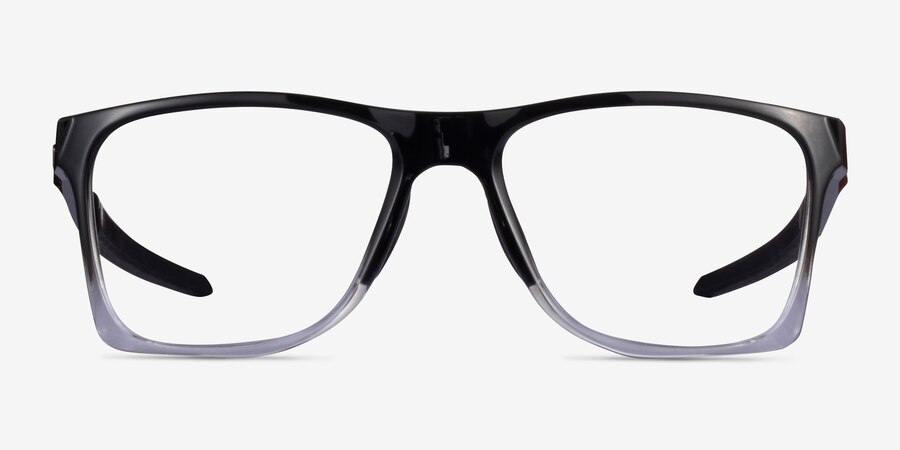 Oakley Activate Square Black Clear Frame Glasses For Men
