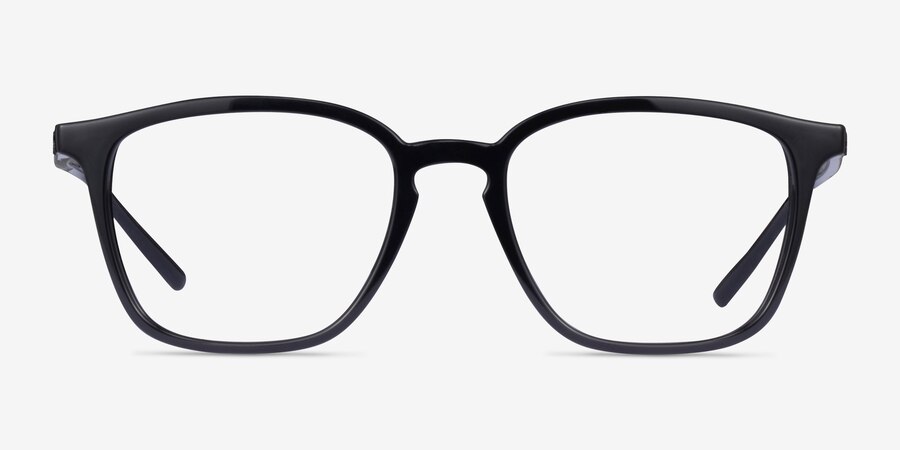 Ray-Ban RB7185 - Square Black Frame Eyeglasses | Eyebuydirect