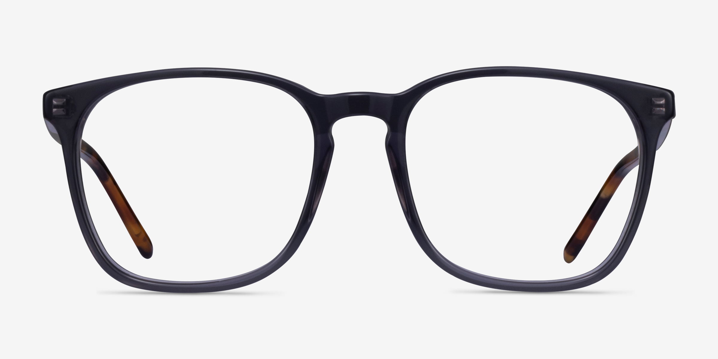 Ray-Ban RB5387 - Square Gray Frame Eyeglasses | Eyebuydirect