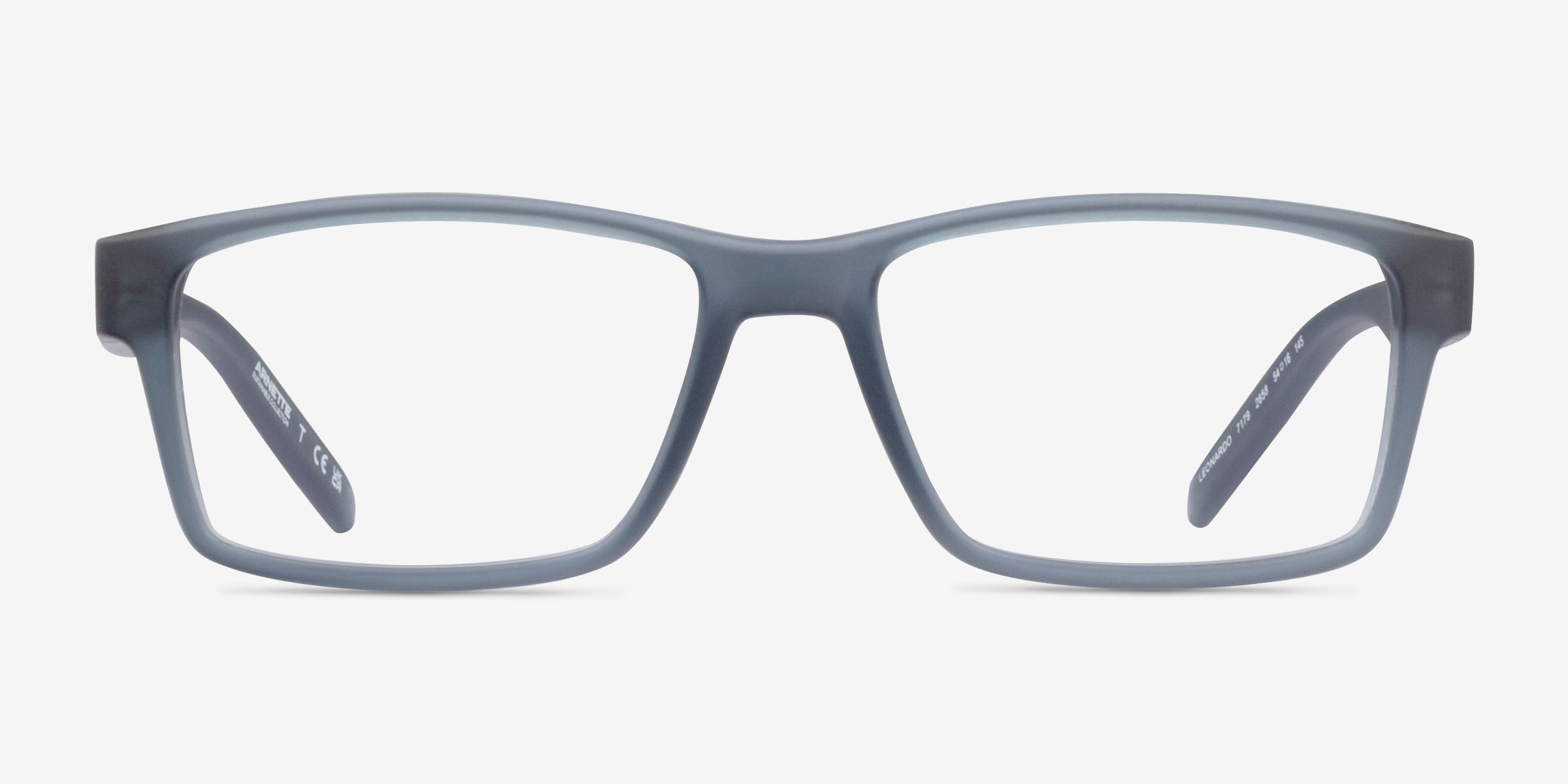 ARNETTE Leonardo - Rectangle Matte Blue Frame Eyeglasses | Eyebuydirect ...