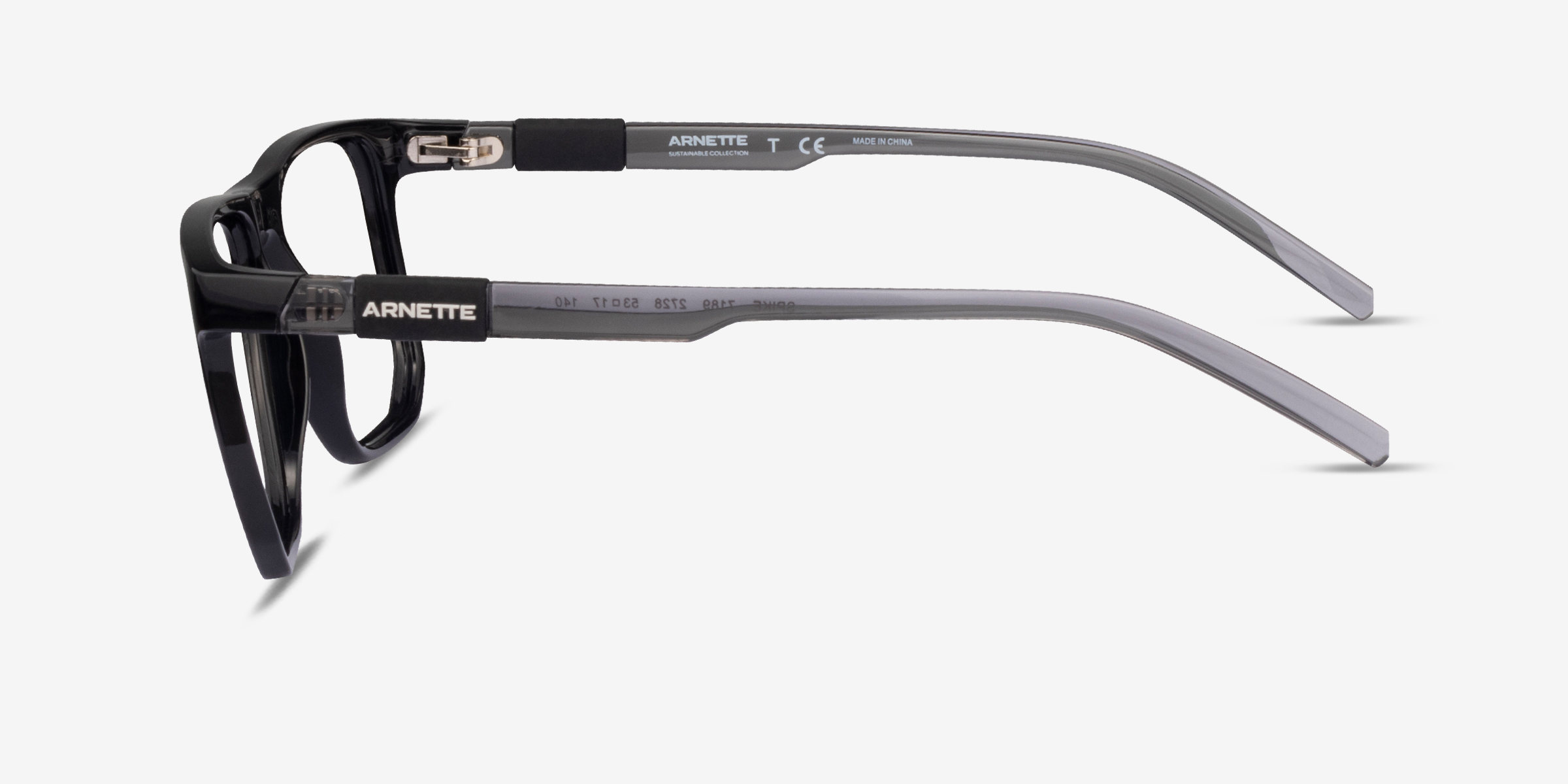 ARNETTE Spike - Geometric Black Frame Eyeglasses | Eyebuydirect Canada