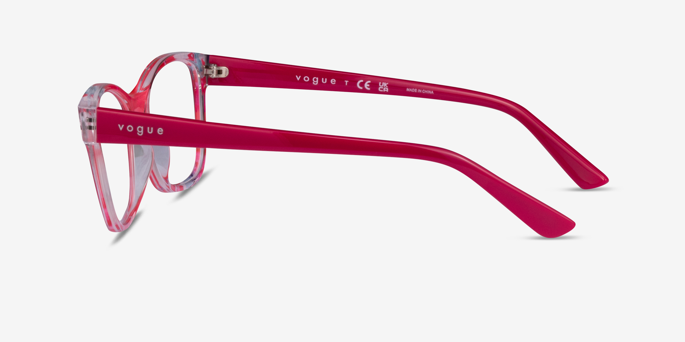 Vogue Eyewear Vo5335 Cat Eye Pink Frame Glasses For Women Eyebuydirect