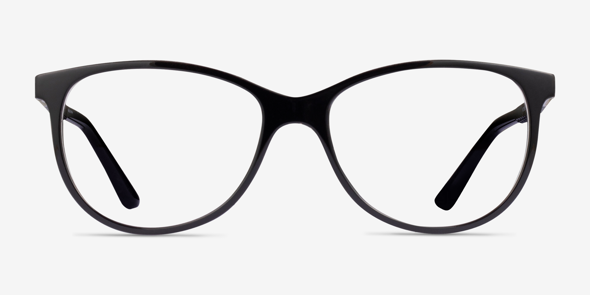 Vogue Eyewear VO5030 - Cat Eye Transparent Black Frame Eyeglasses ...