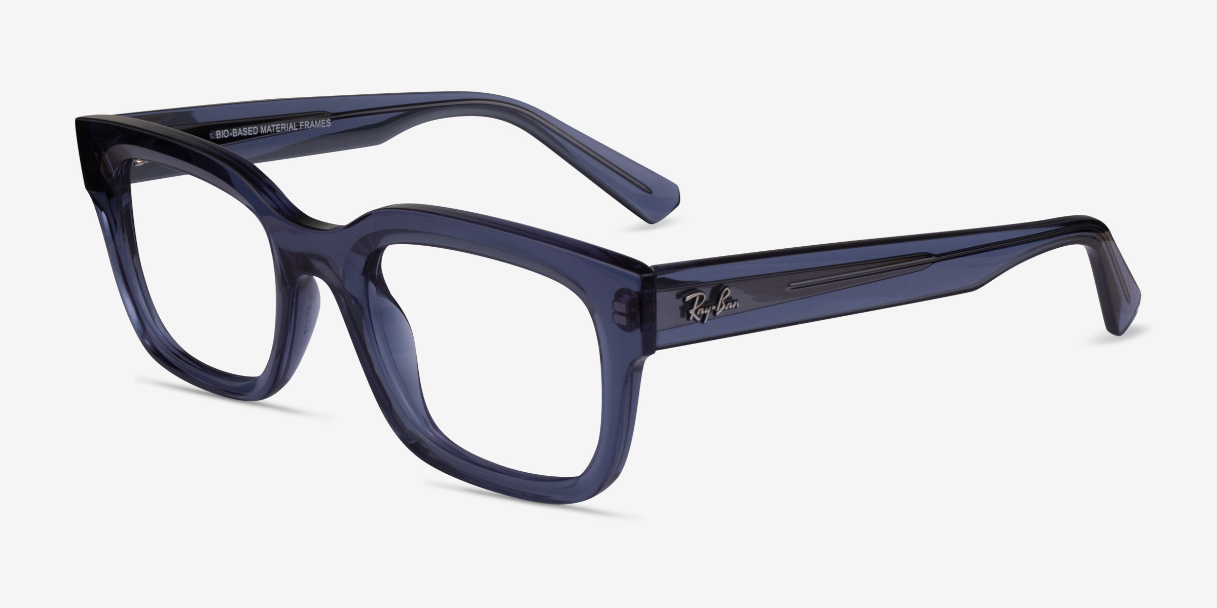 Ray-Ban RB7217 Chad - Rectangle Dark Blue Frame Eyeglasses | Eyebuydirect