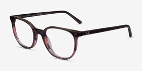 Ray-Ban RB5397 Elliot - Striped Brown Frame Eyeglasses | Eyebuydirect