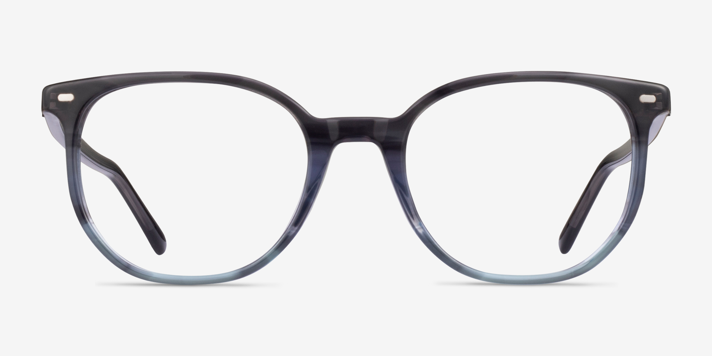 Ray-Ban RB5397 Elliot - Wayfarer Striped Gray Frame Eyeglasses ...