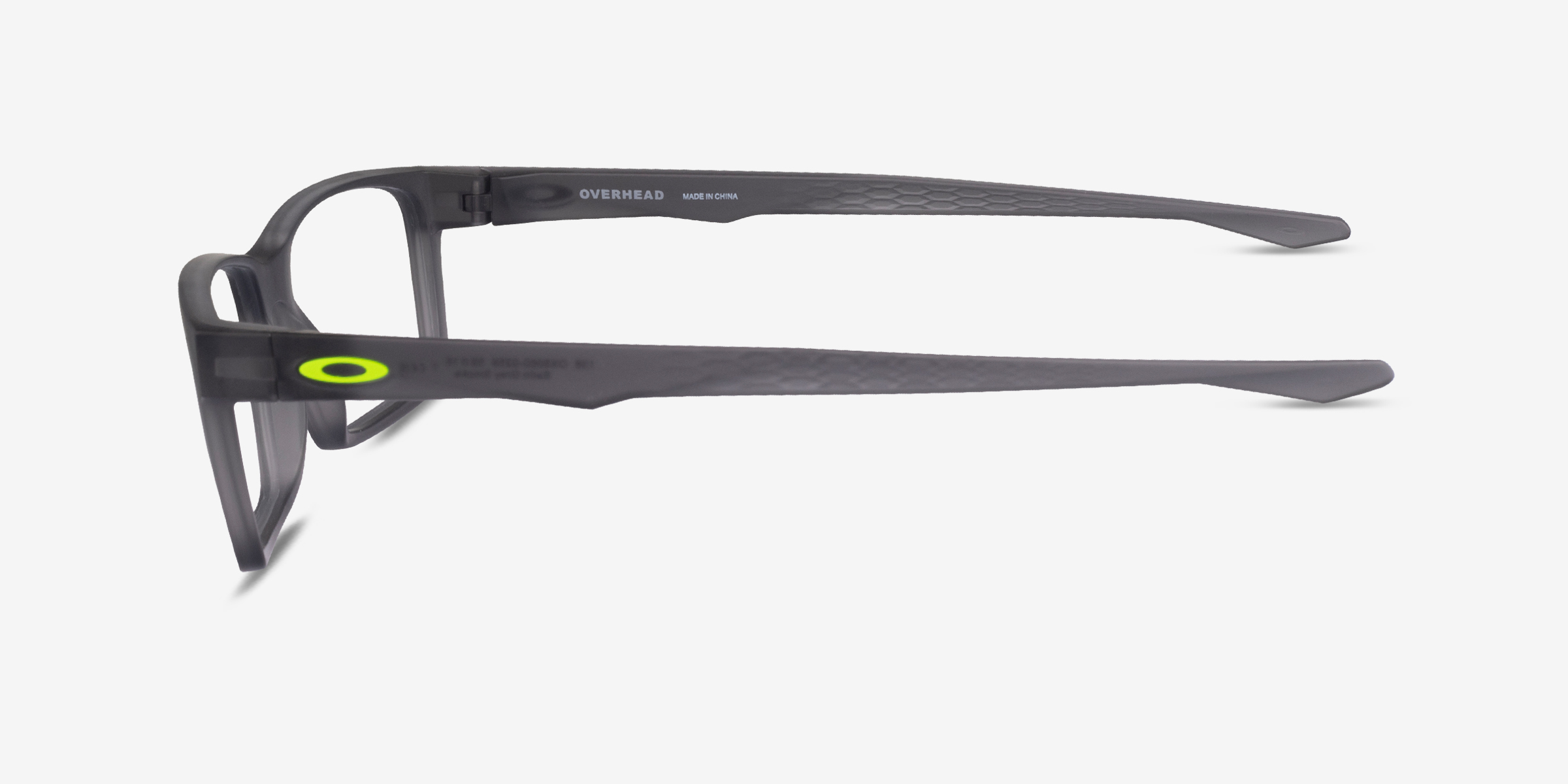 Oakley Overhead - Rectangle Satin Gray Frame Glasses For Men ...