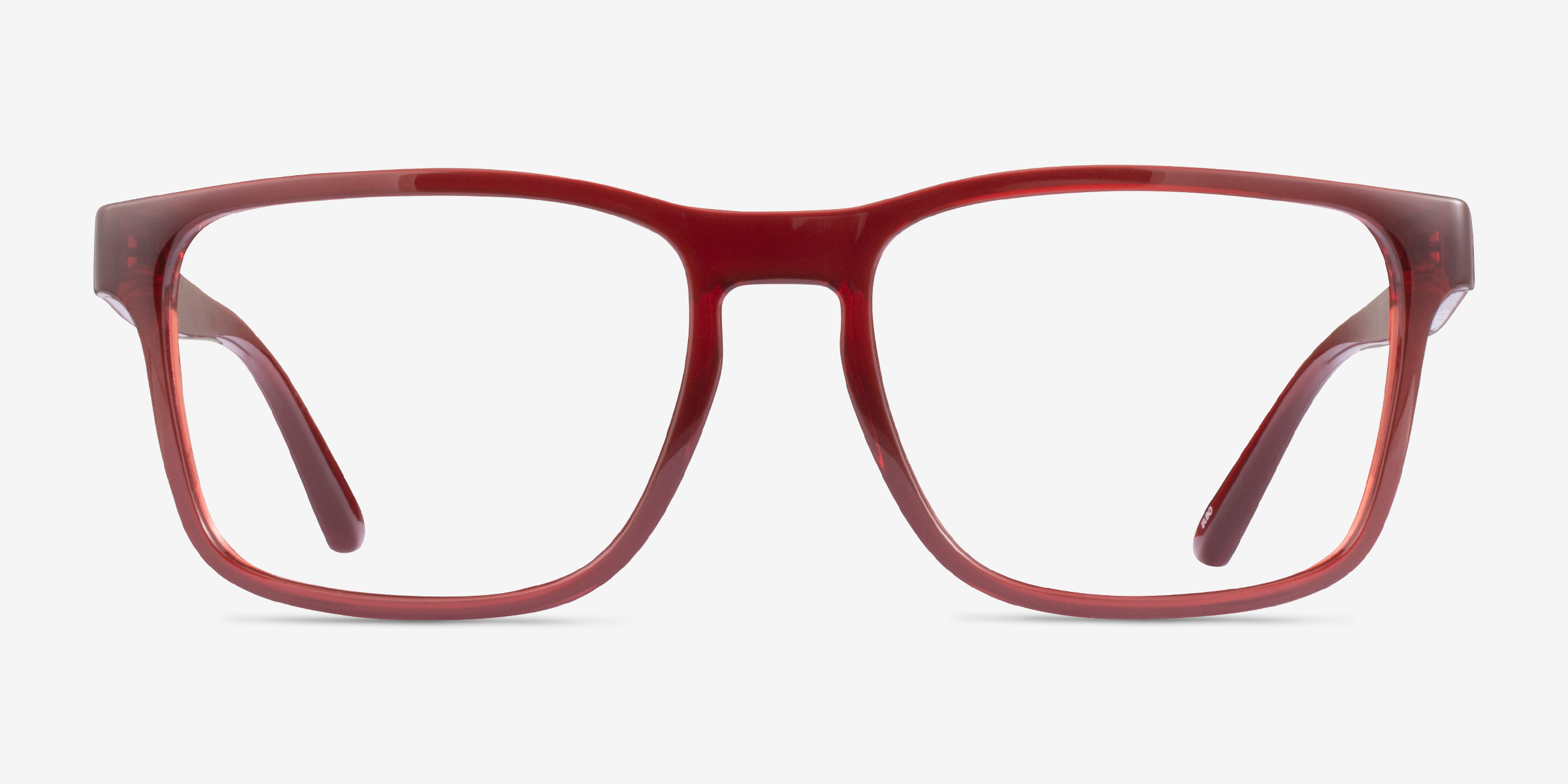 ARNETTE Elbo - Square Transparent Red Frame Glasses For Women ...