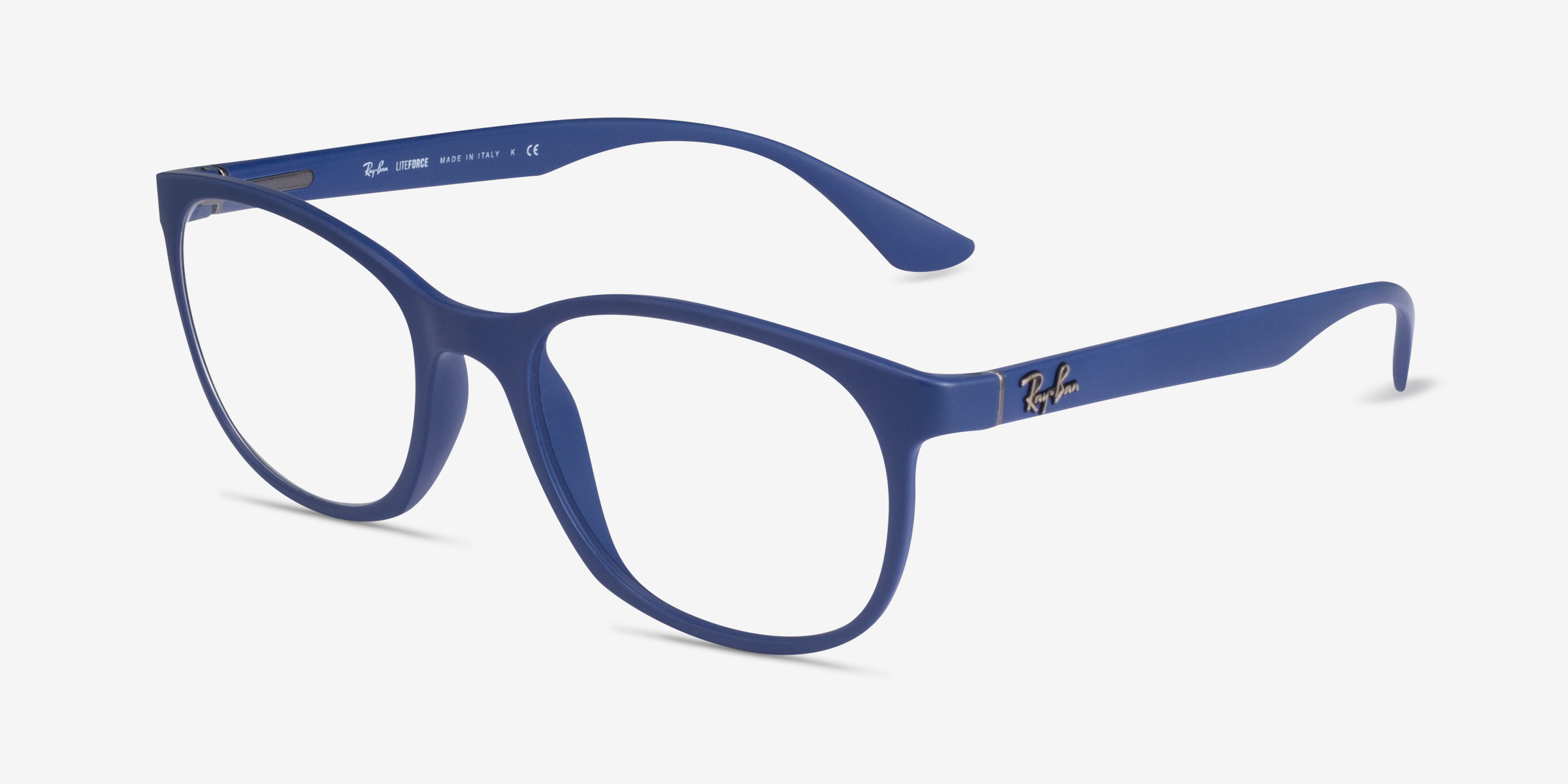 Ray-Ban RB7183 Liteforce - Square Sand Blue Frame Eyeglasses | Eyebuydirect