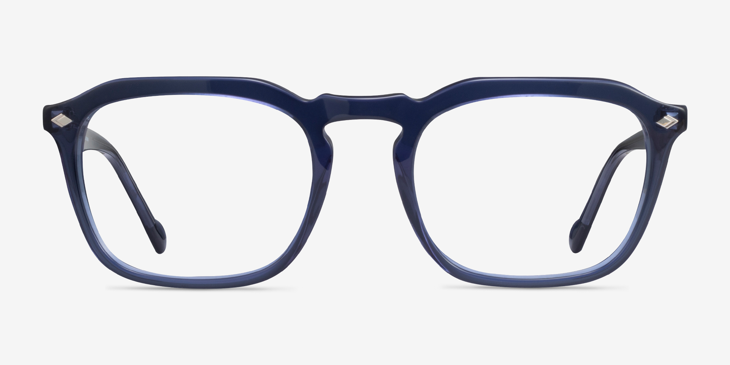 Vogue Eyewear VO5348 - Wayfarer Transparent Blue Frame Eyeglasses ...