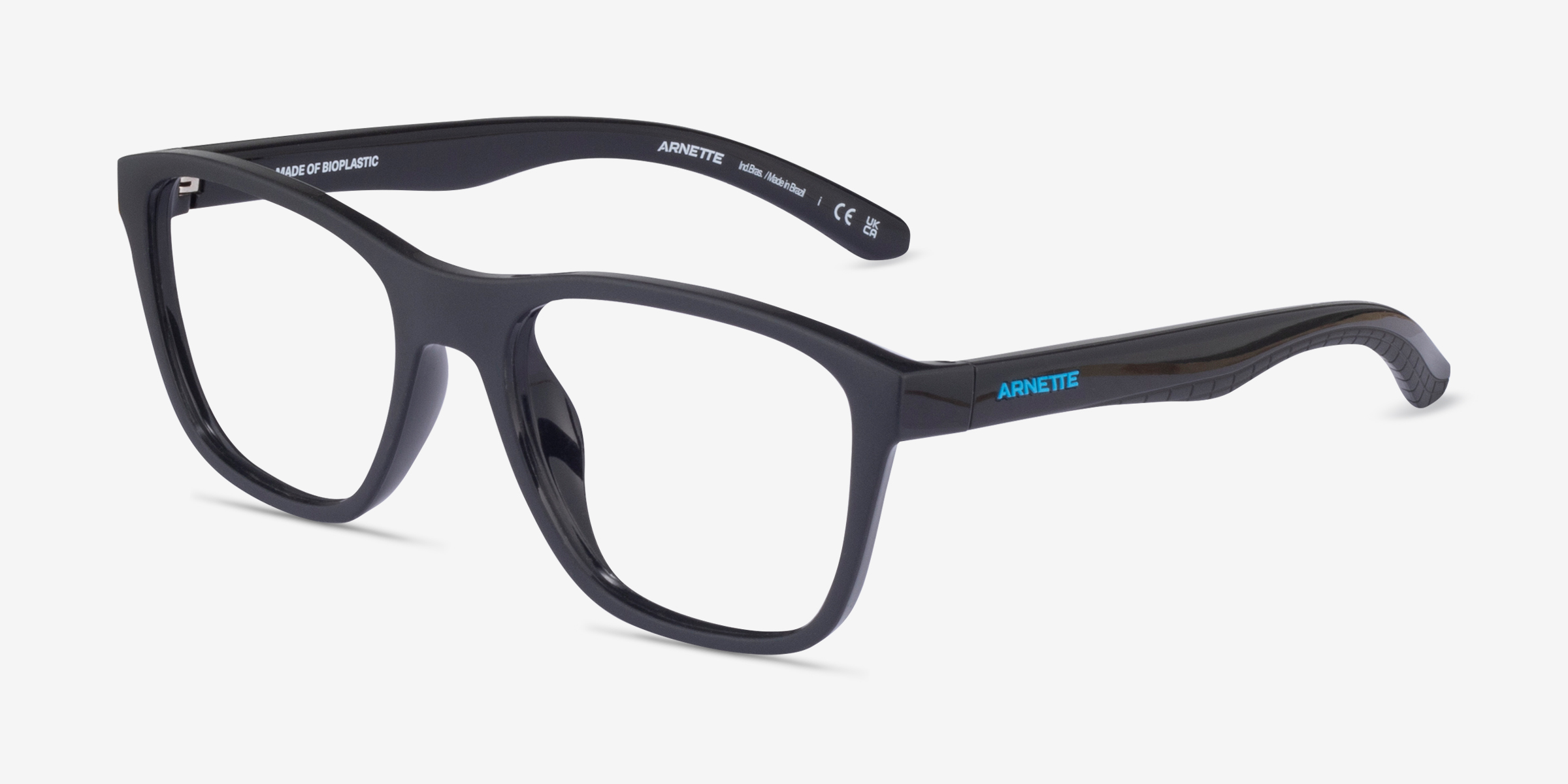 ARNETTE A.T. - Square Matte Black Frame Eyeglasses | Eyebuydirect