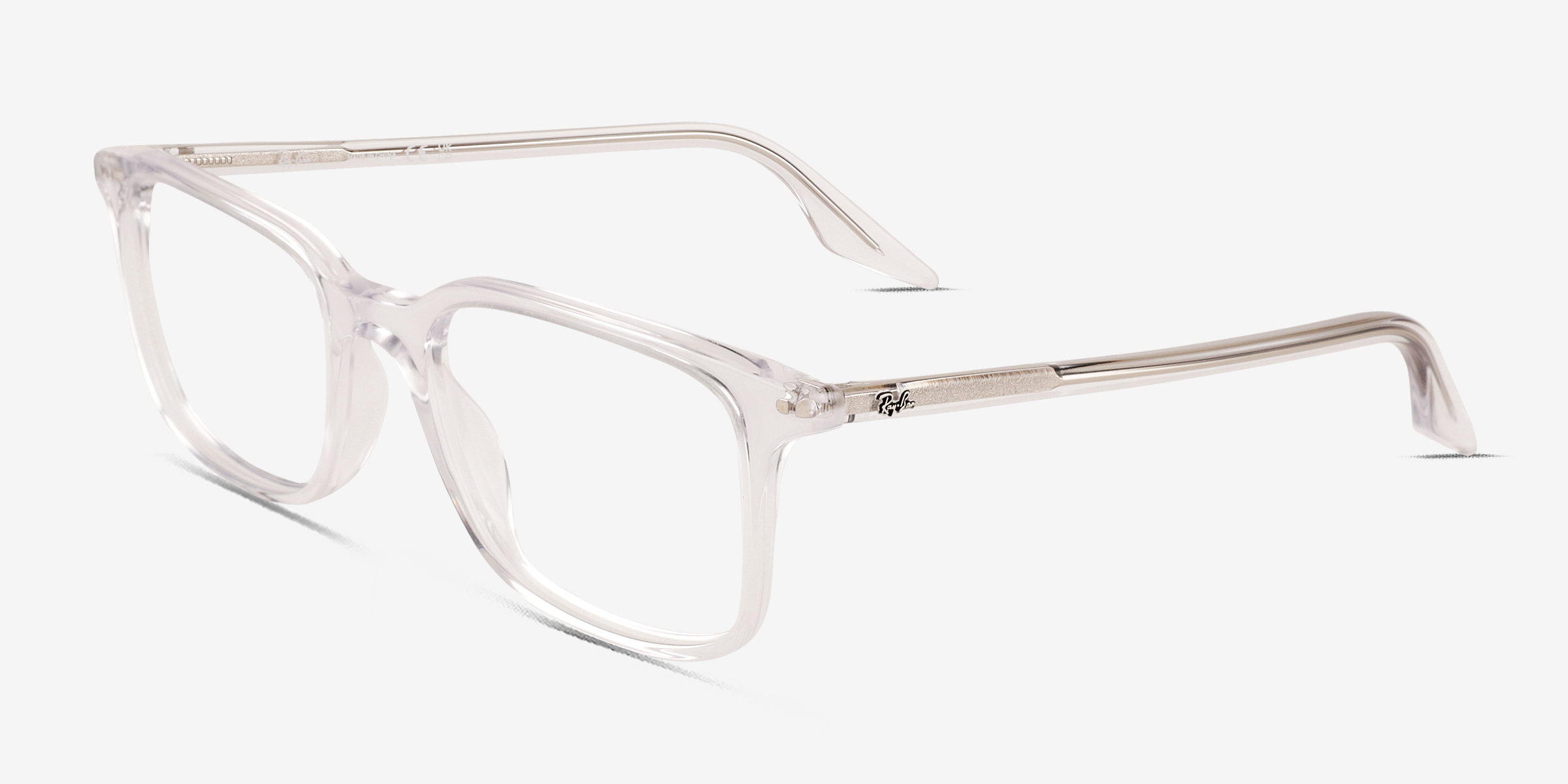 Ray-Ban RB5421 - Rectangle Clear Frame Eyeglasses | Eyebuydirect Canada