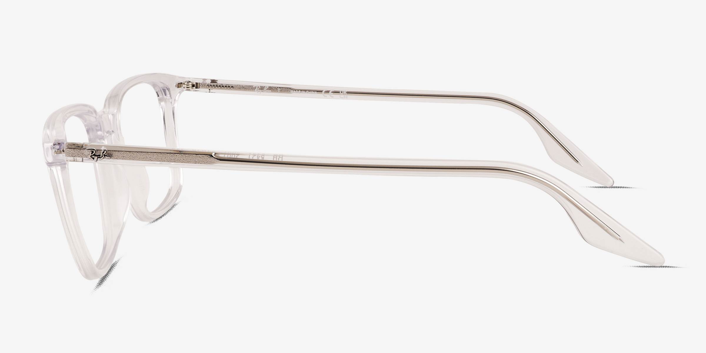 Ray-Ban RB5421 - Rectangle Clear Frame Eyeglasses | Eyebuydirect Canada