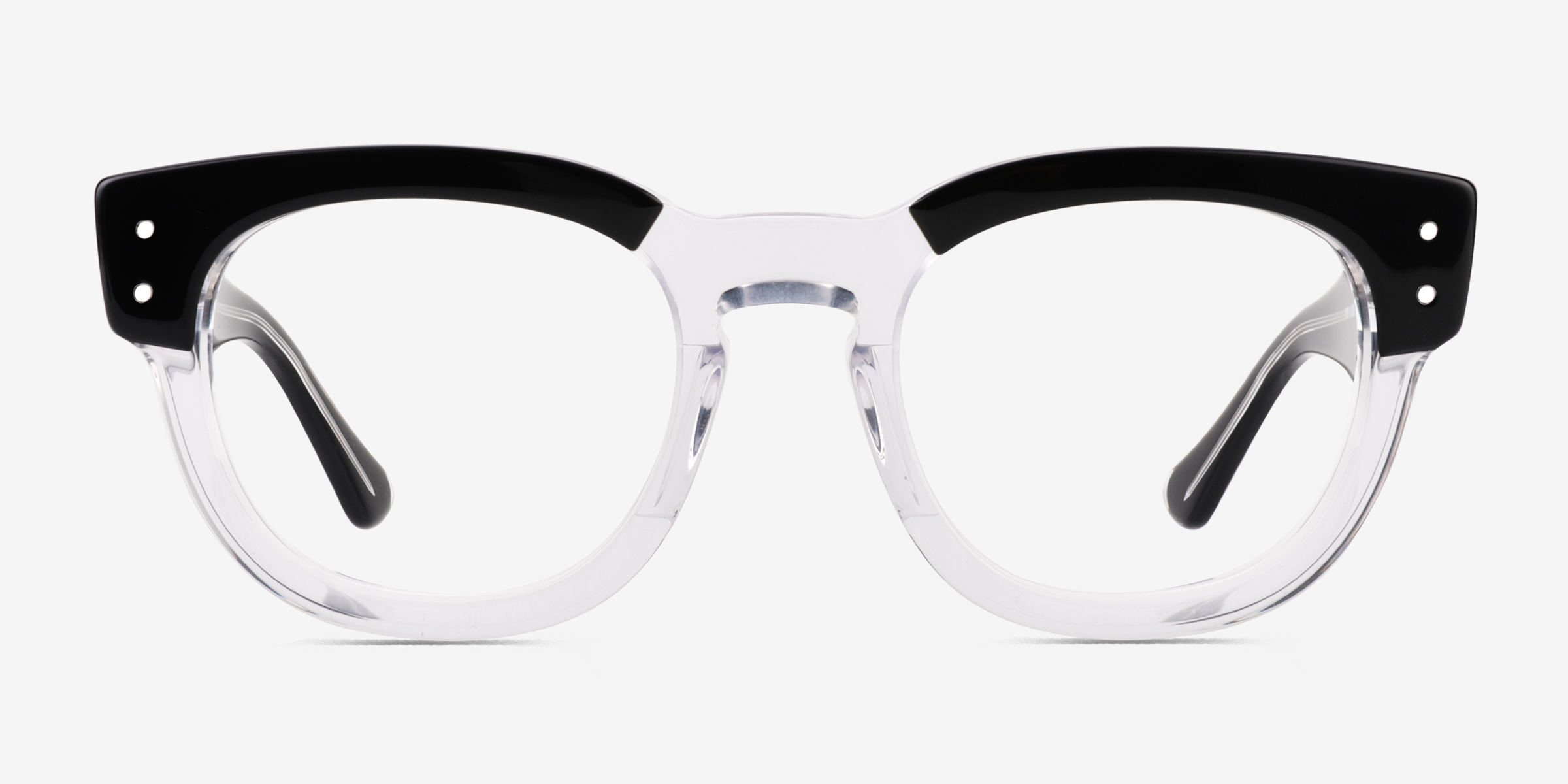 Ray-Ban RB0298V Mega Hawkeye - Wayfarer Black Clear Frame Eyeglasses ...