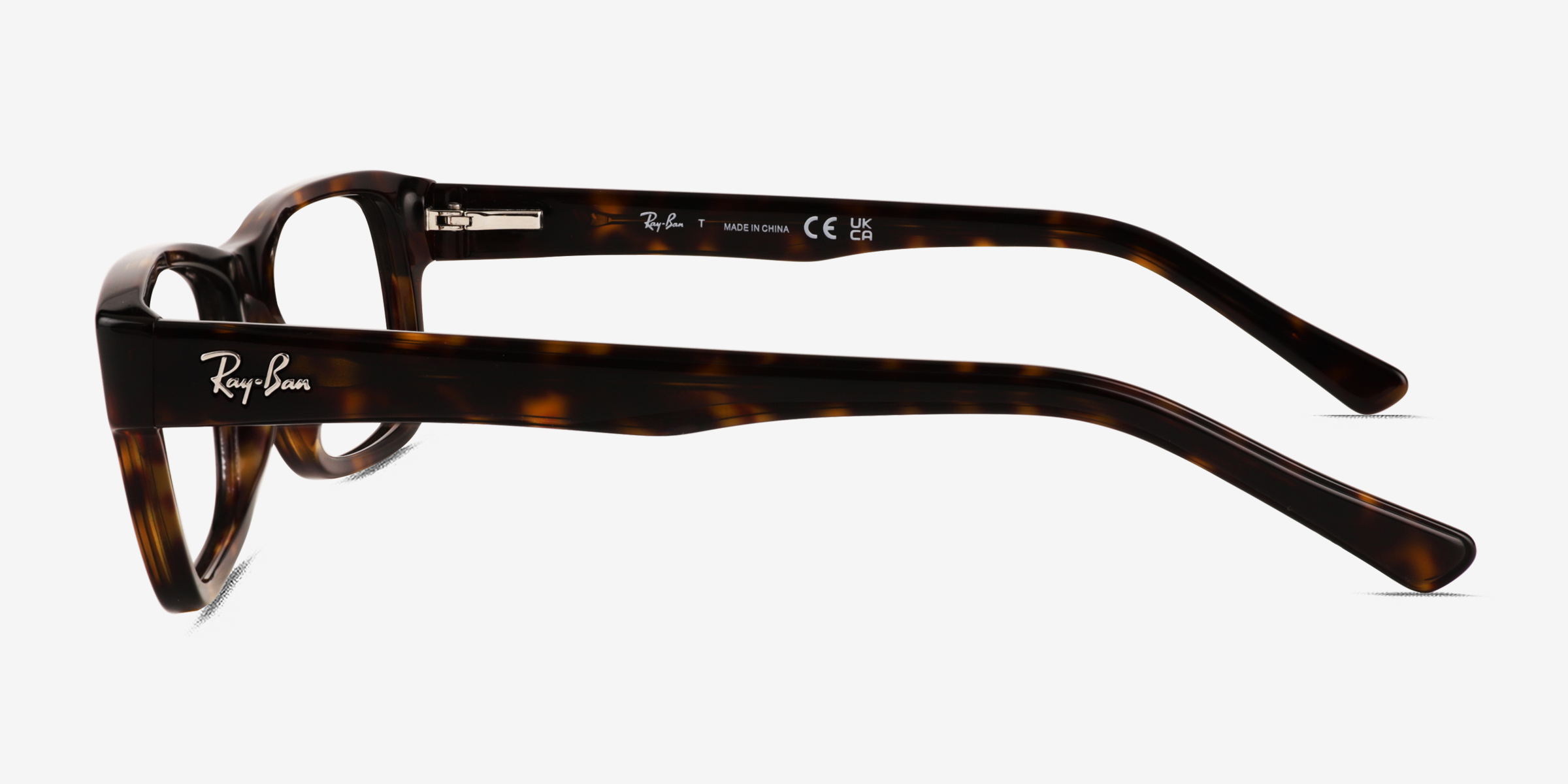 Ray-Ban RB5268 - Rectangle Tortoise Frame Eyeglasses | Eyebuydirect Canada