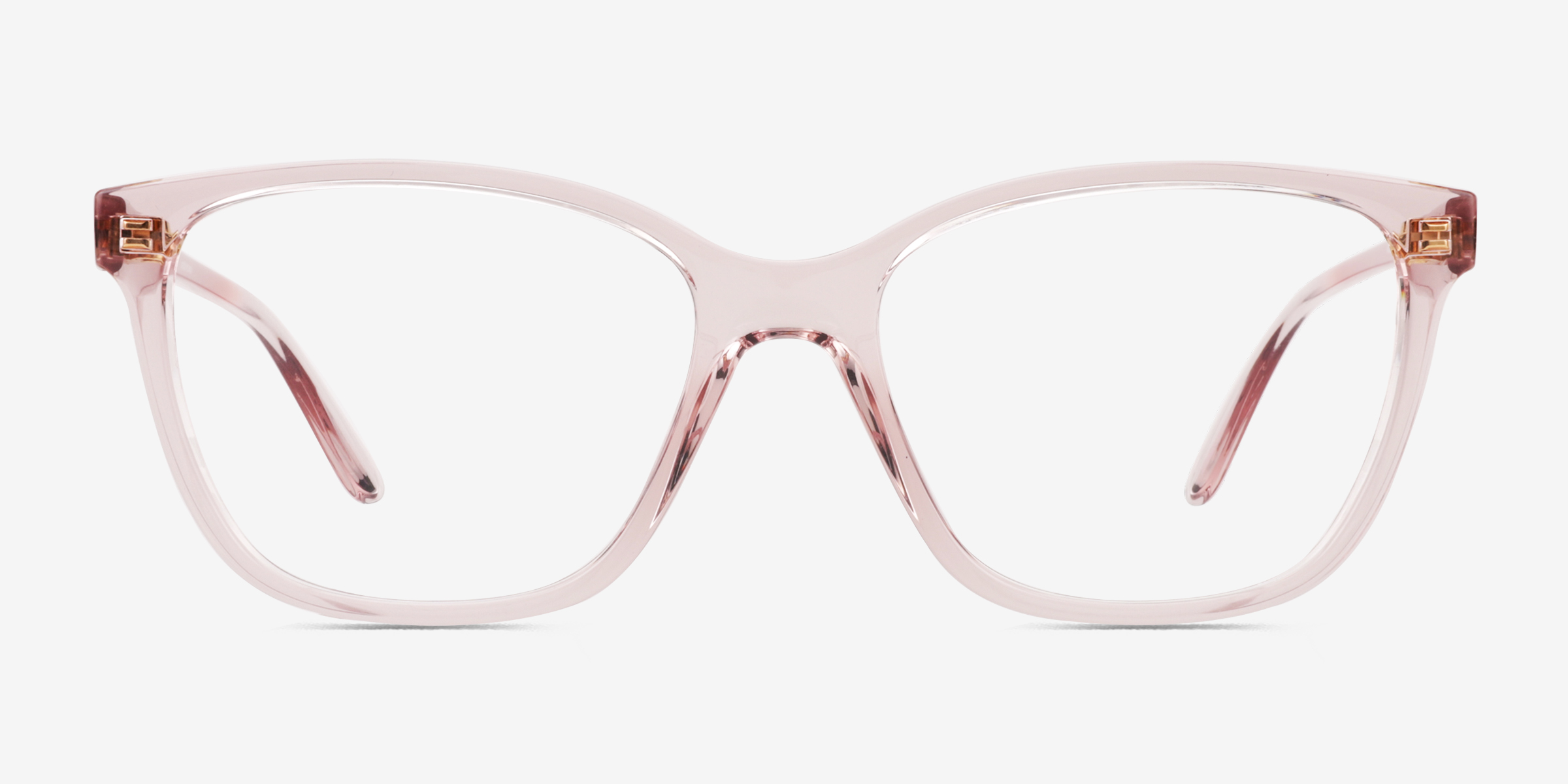 Vogue Eyewear VO5518 - Square Transparent Pink Frame Glasses For Women ...