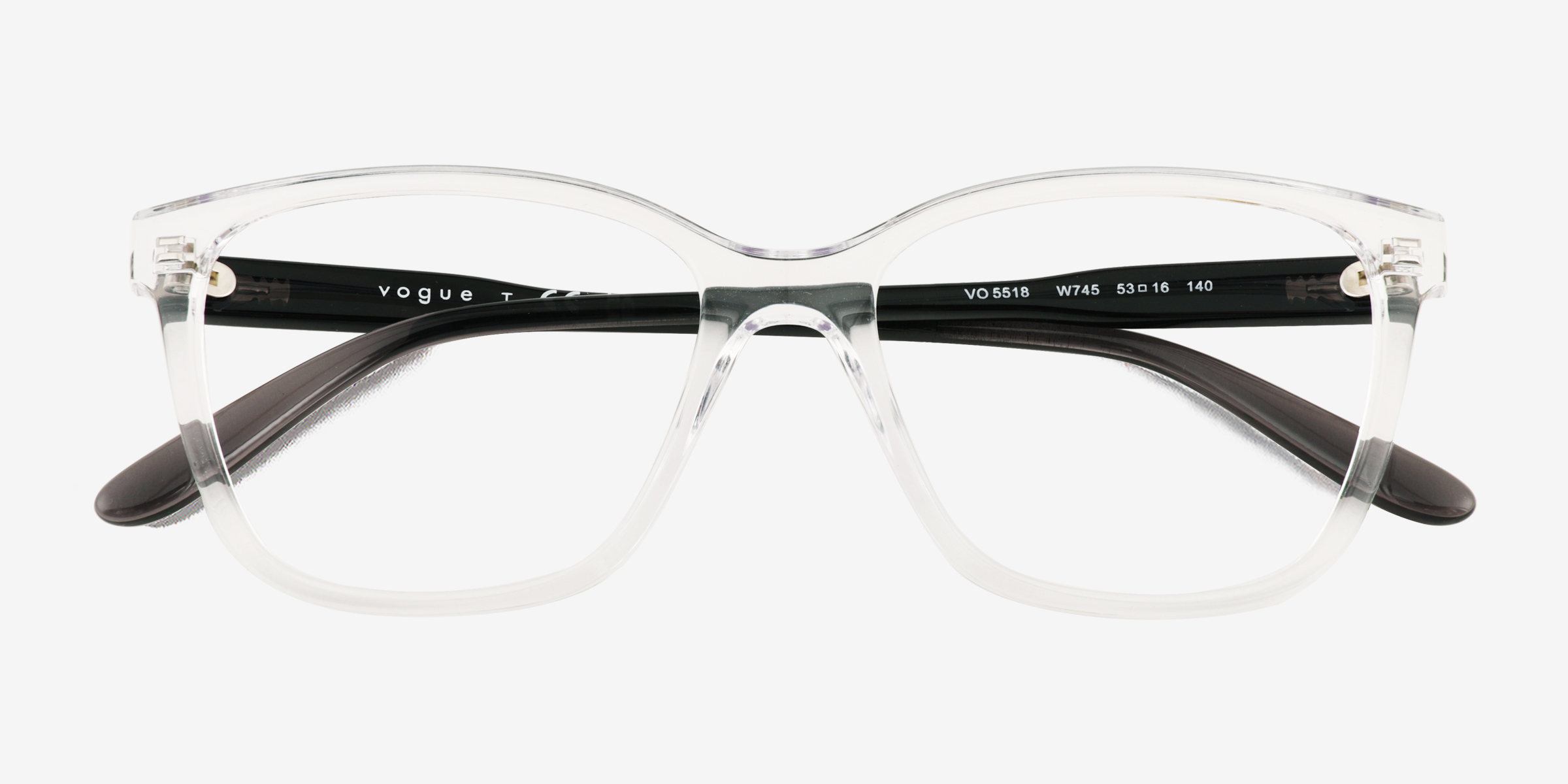 Vogue Eyewear VO5518 - Square Clear Frame Eyeglasses | Eyebuydirect
