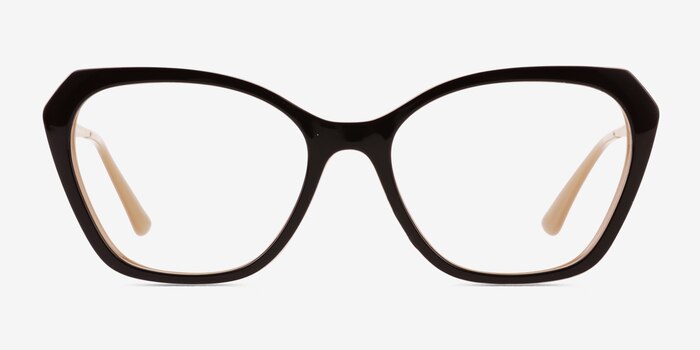 Vogue Eyewear VO5522 - Cat Eye Brown Frame Eyeglasses | Eyebuydirect