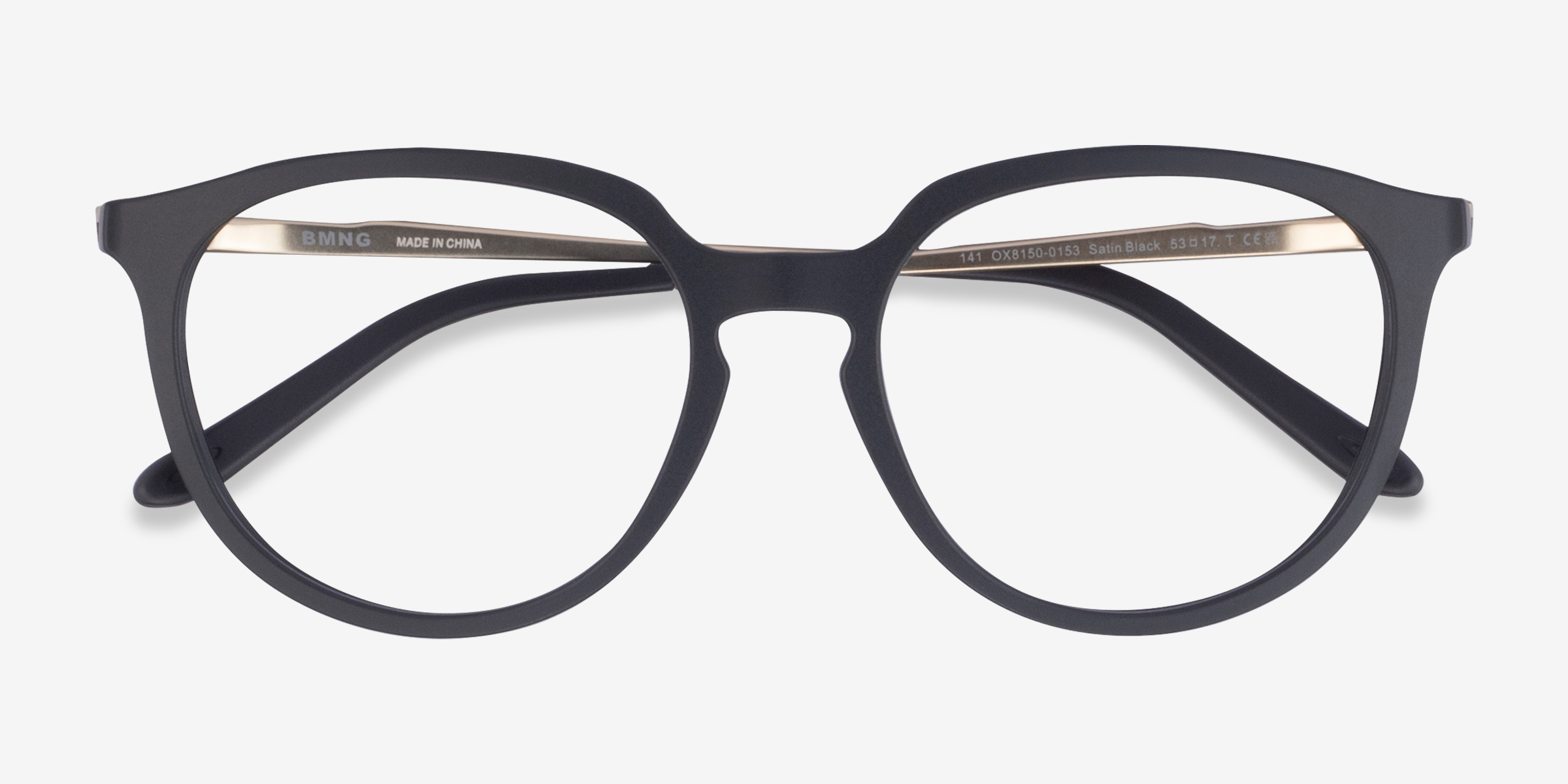 Oakley Bmng - Round Satin Black Frame Eyeglasses | Eyebuydirect Canada
