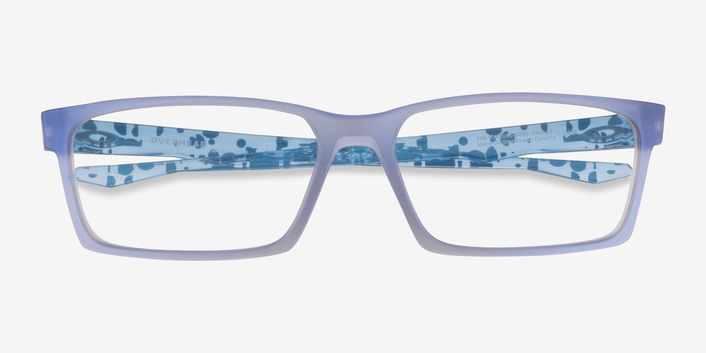 Oakley Overhead - Rectangle Matte Gray Frame Eyeglasses | Eyebuydirect