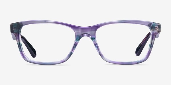 Vogue Eyewear VO2787 - Rectangle Striped Purple Frame Glasses For Women ...