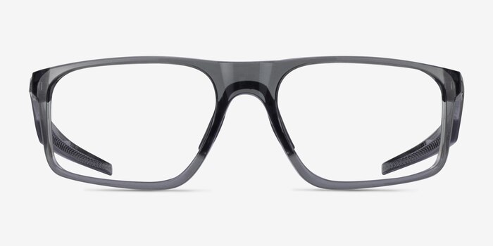 Oakley Bat Flip - Rectangle Clear Gray Frame Eyeglasses | Eyebuydirect