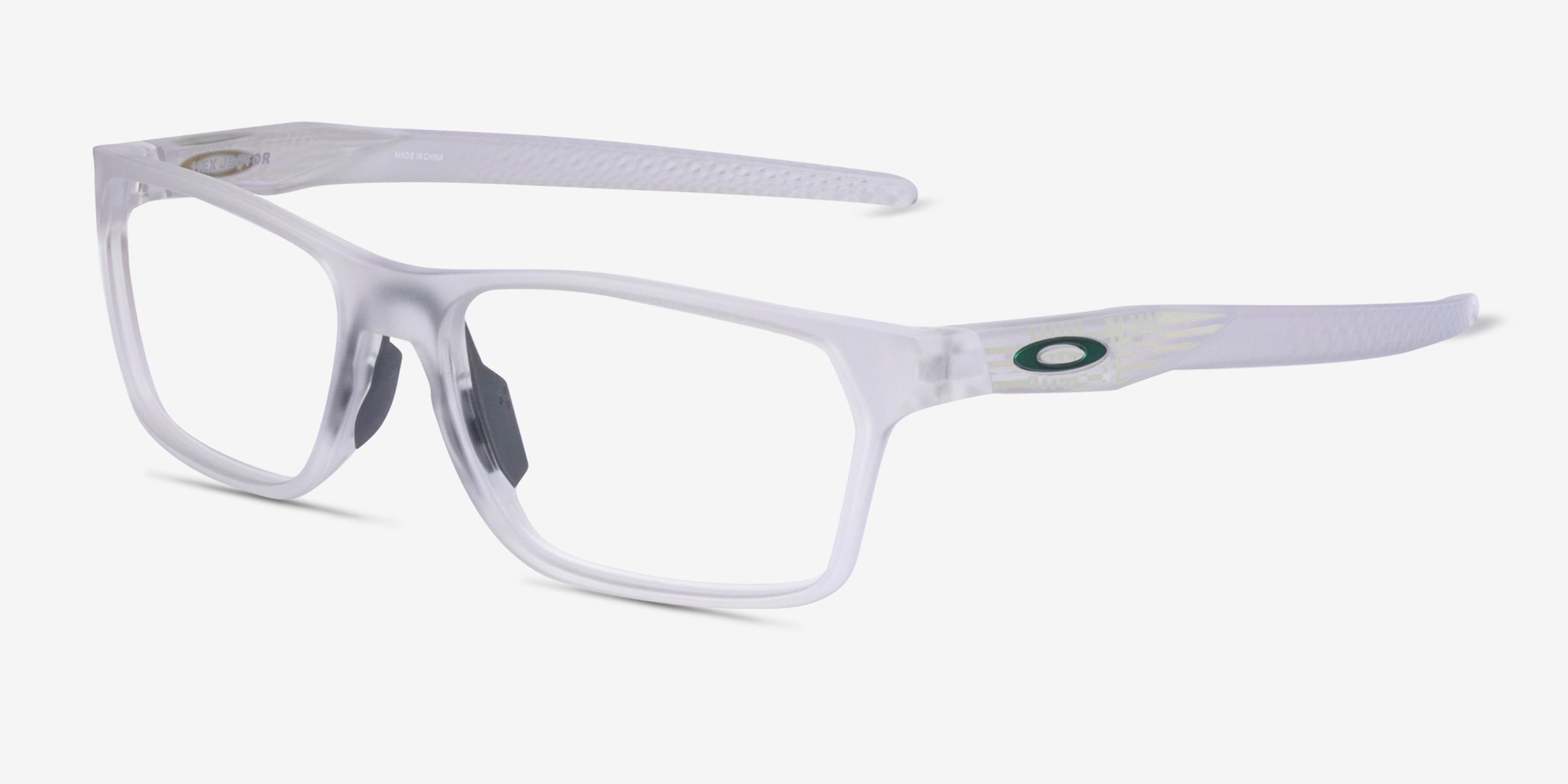 Oakley Hex Jector - Rectangle Clear Frame Eyeglasses | Eyebuydirect