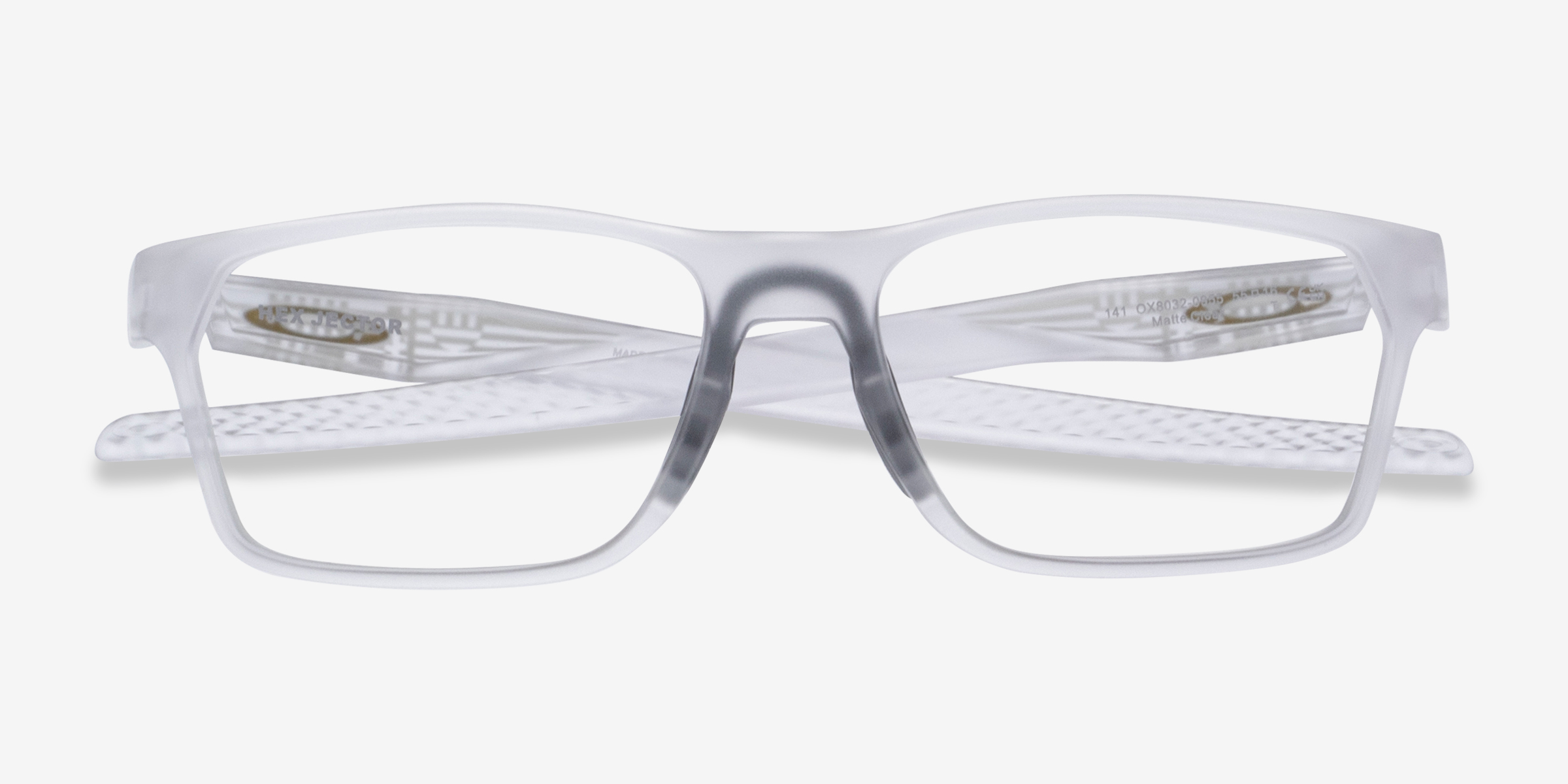 Oakley Hex Jector - Rectangle Clear Frame Eyeglasses | Eyebuydirect
