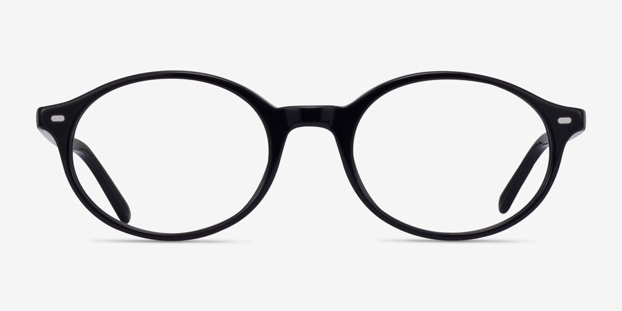 Ray-Ban RB5429 German - Oval Black Frame Eyeglasses | Eyebuydirect