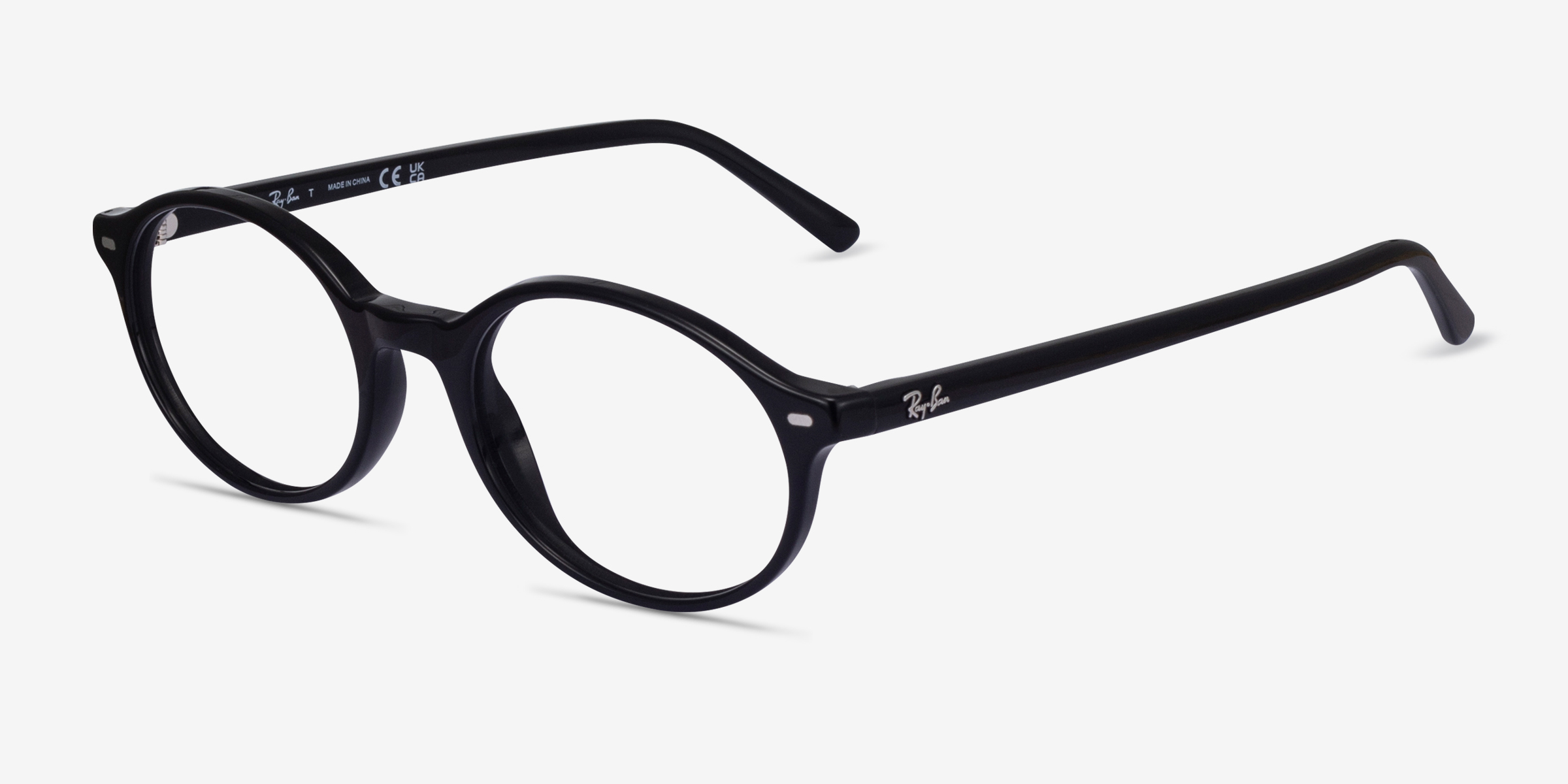Ray-Ban RB5429 German - Oval Black Frame Eyeglasses | Eyebuydirect