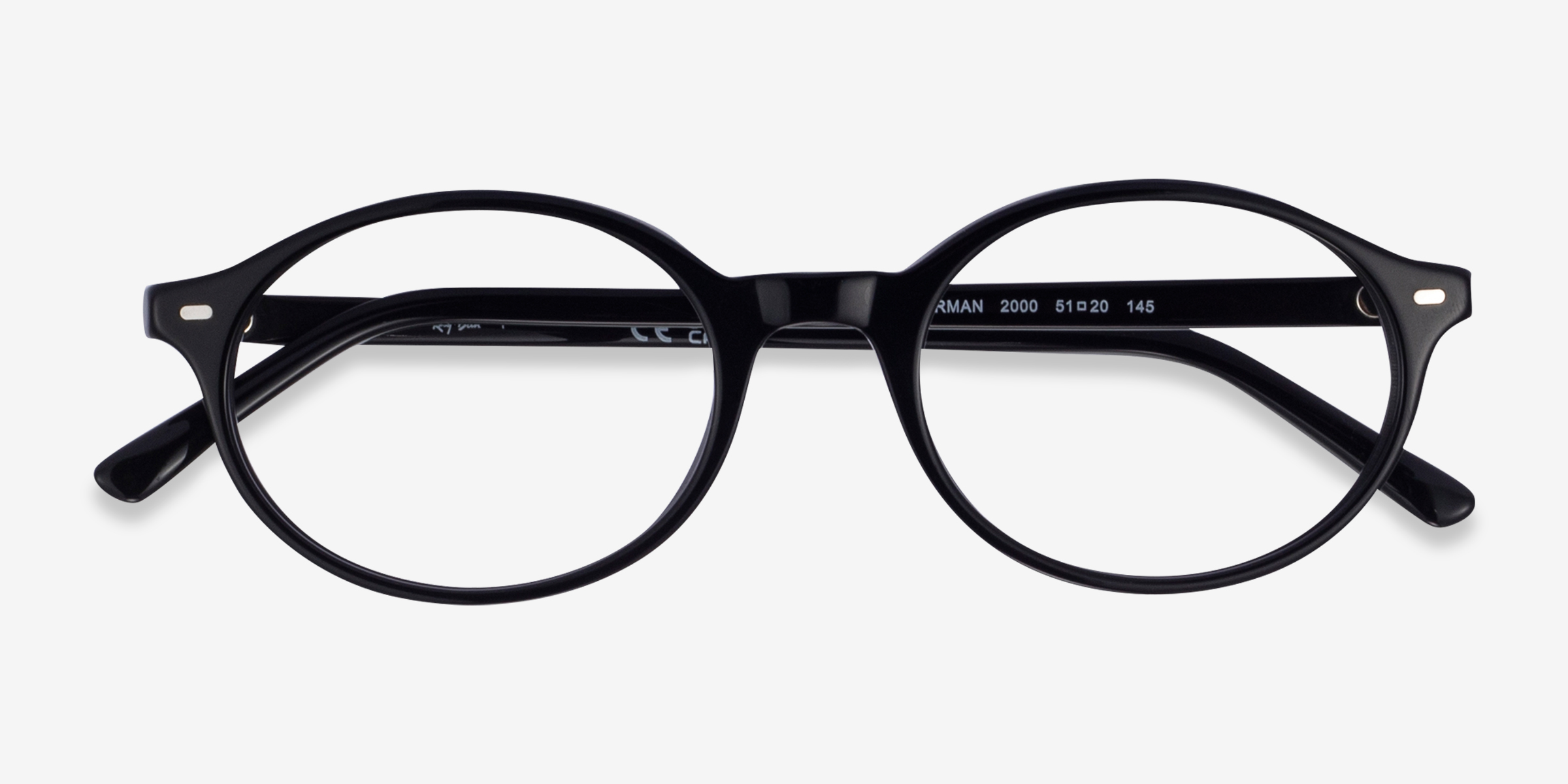 Ray-Ban RB5429 German - Oval Black Frame Eyeglasses | Eyebuydirect
