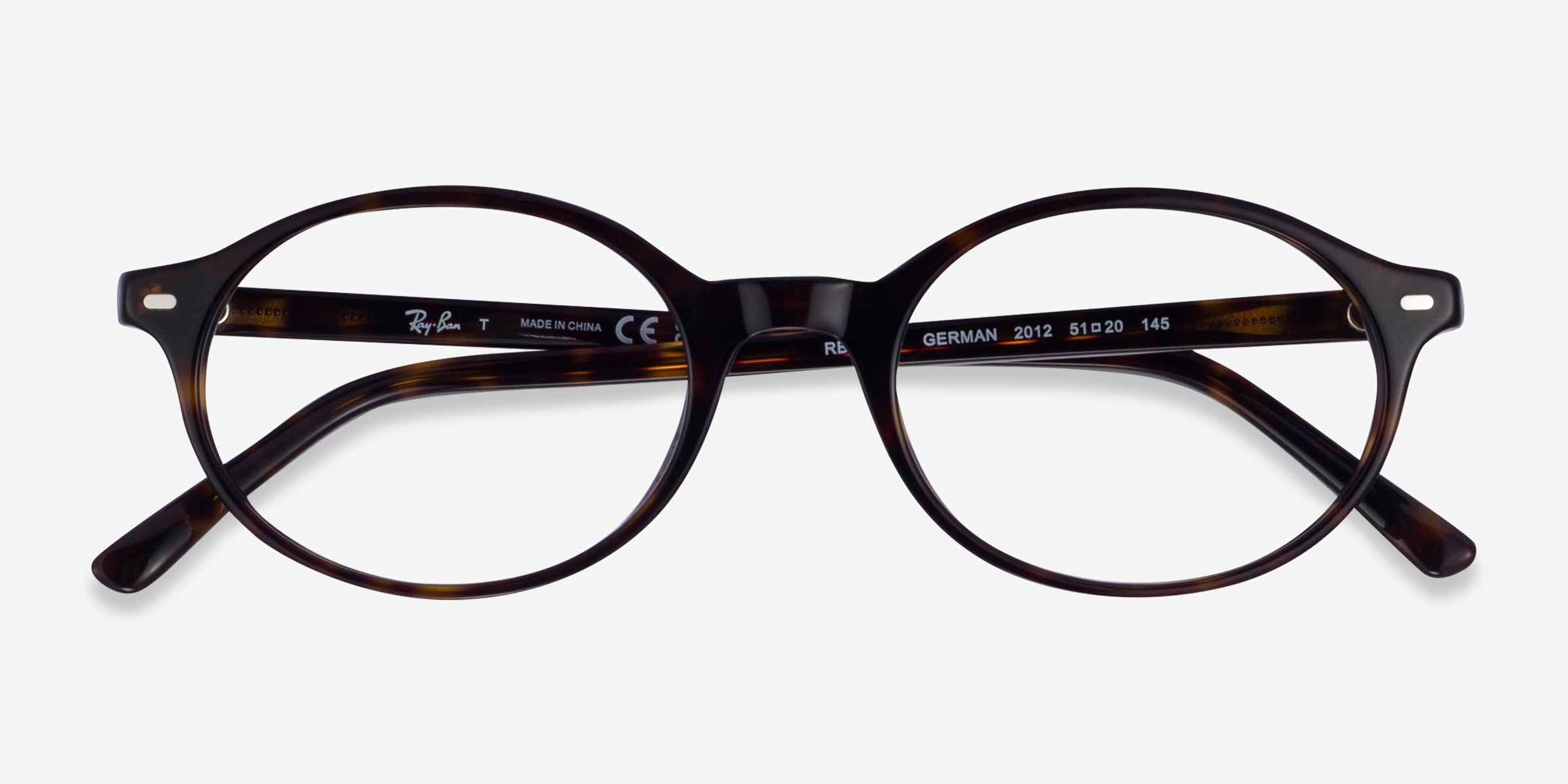 Ray-Ban RB5429 German - Oval Tortoise Frame Eyeglasses | Eyebuydirect