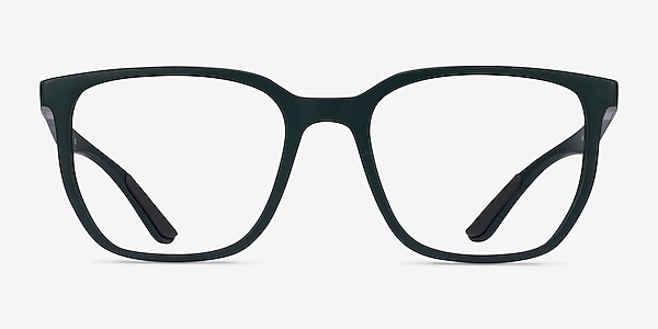 Ray Ban Rb7235 Liteforce Square Matte Dark Green Frame Eyeglasses