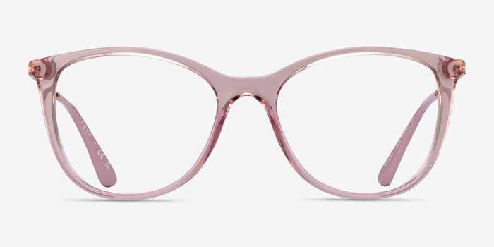 Vogue Eyewear VO5562 - Square Clear Pink Frame Glasses For Women ...