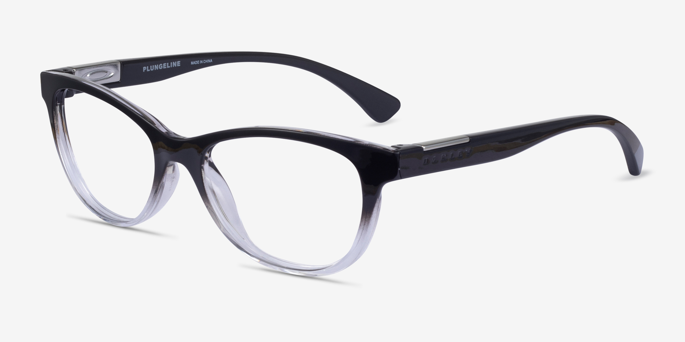 Oakley Plungeline TM - Cat Eye Black Frame Glasses For Women | Eyebuydirect