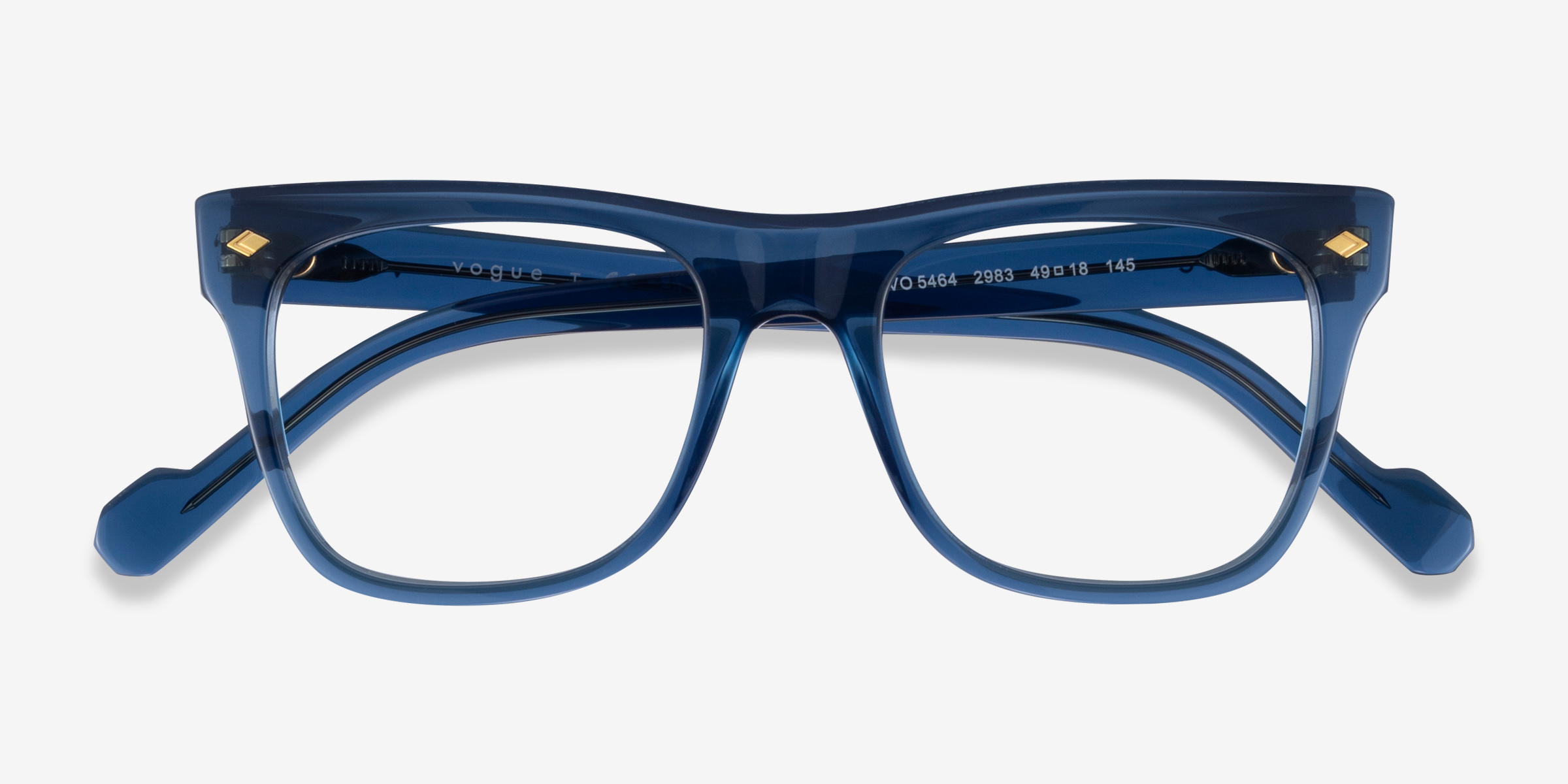 Vogue Eyewear VO5464 - Wayfarer Clear Blue Frame Eyeglasses | Eyebuydirect