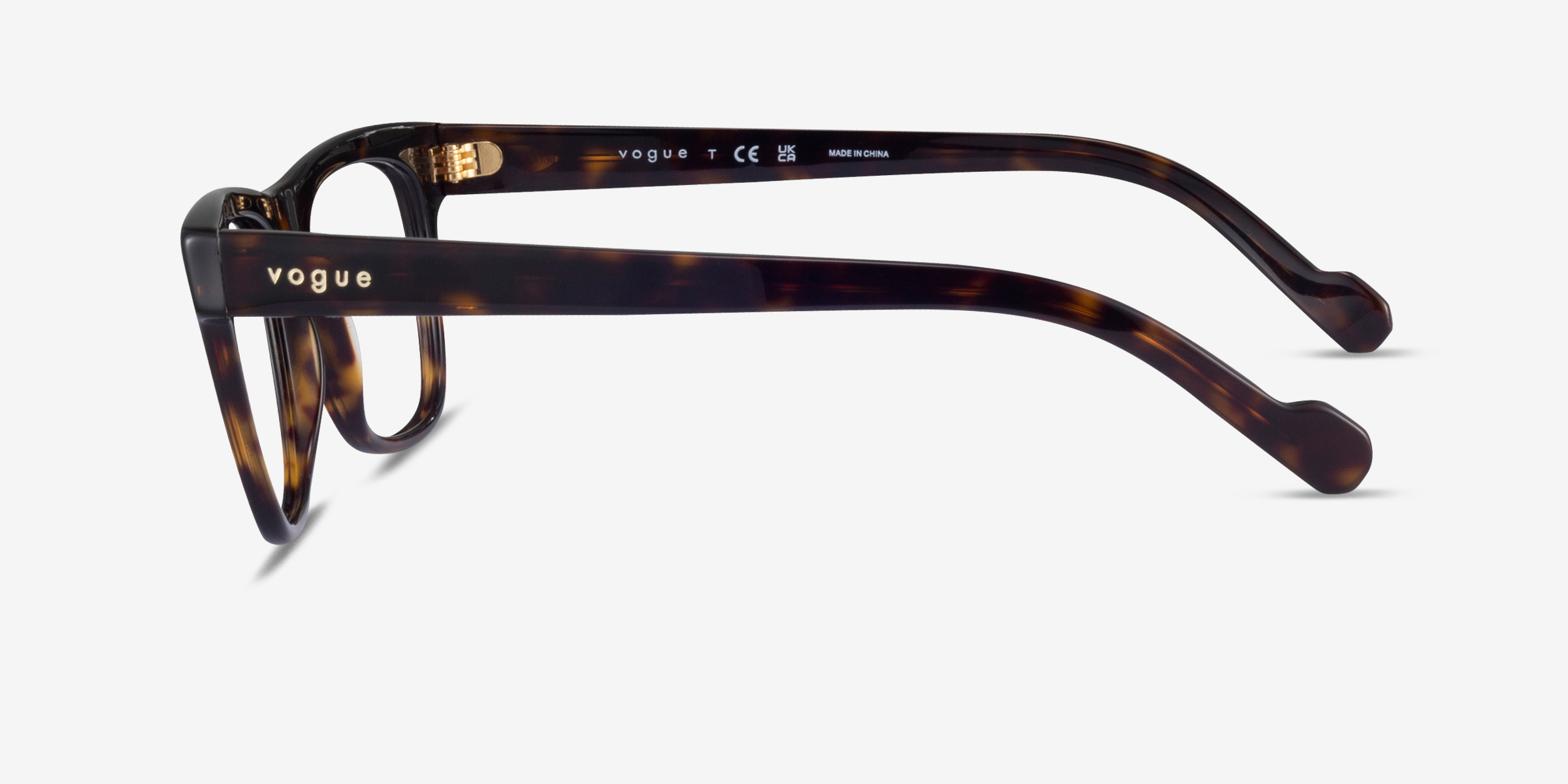 Vogue Eyewear VO5464 - Wayfarer Dark Tortoise Frame Eyeglasses ...