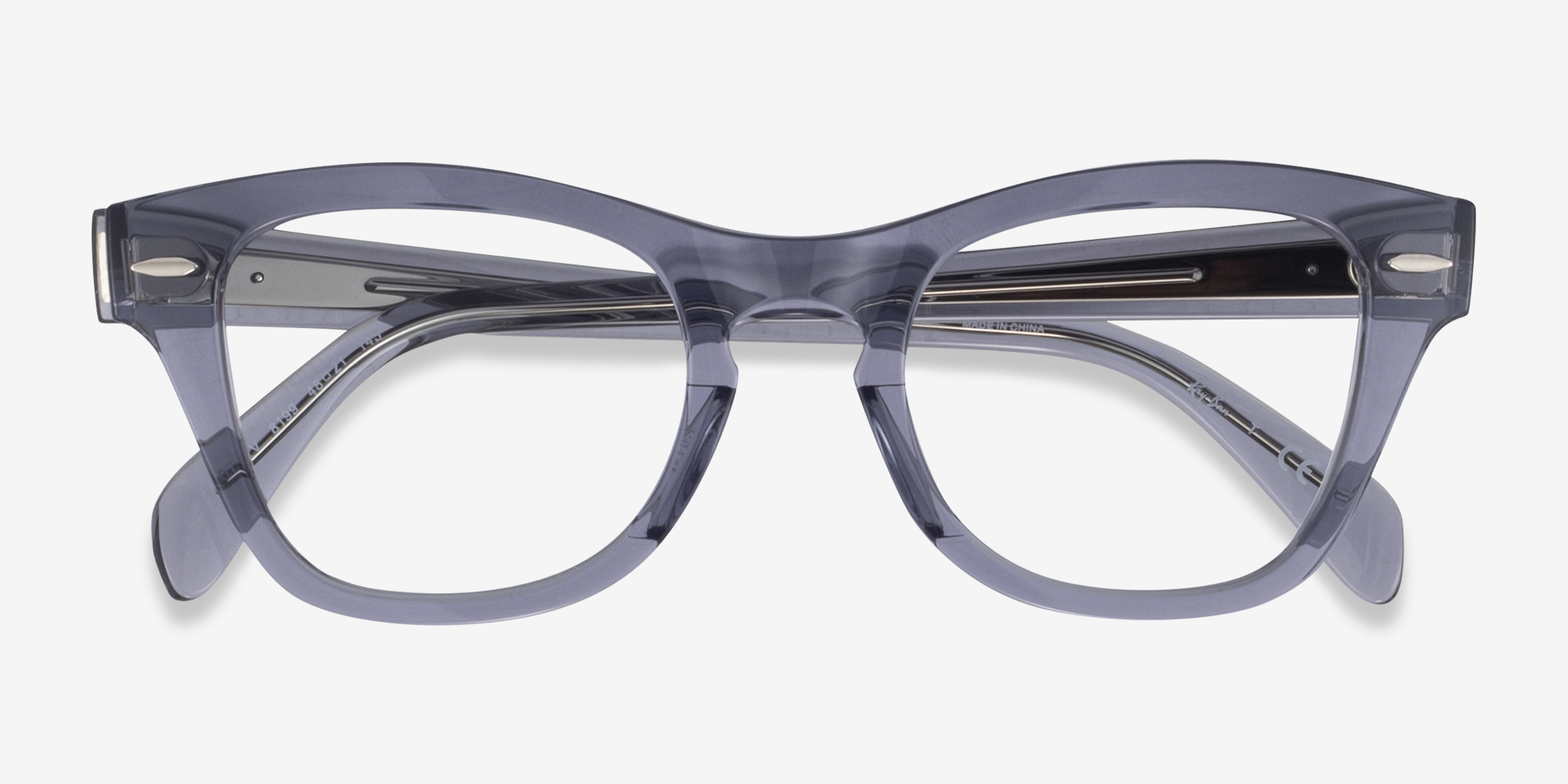 Ray-Ban RB0707V - Cat Eye Clear Gray Frame Eyeglasses | Eyebuydirect Canada
