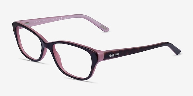 Ralph Ra7020 Cat Eye Dark Tortoise Frame Glasses For Women
