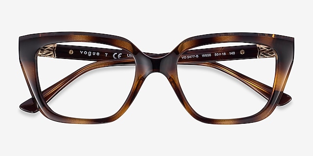 Vogue Eyewear Vo5477b Cat Eye Tortoise Frame Eyeglasses Eyebuydirect