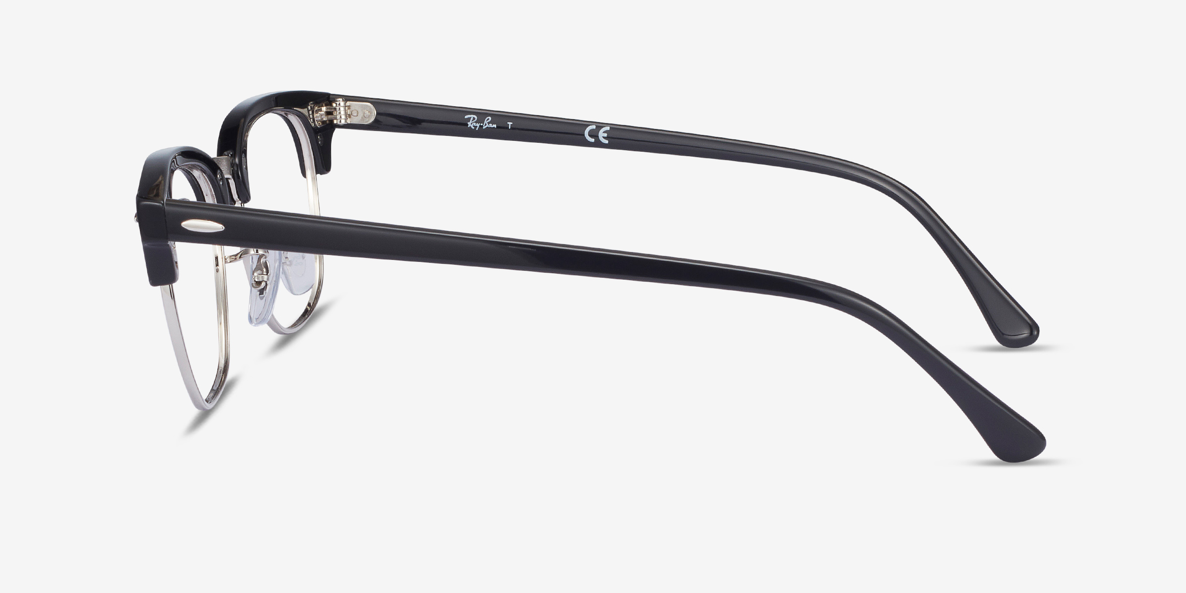 Ray-Ban RB5154 Clubmaster - Browline Black Frame Eyeglasses | Eyebuydirect
