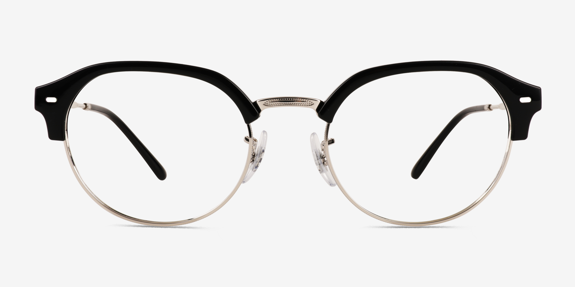 Ray-Ban RB7229 - Browline Black Frame Eyeglasses | Eyebuydirect