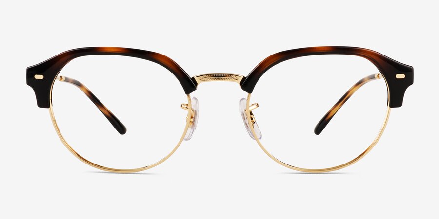 Ray-Ban RB7229 - Browline Tortoise Frame Eyeglasses | Eyebuydirect