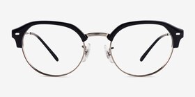 Ray-Ban RB7229 - Browline Dark Blue Frame Eyeglasses | Eyebuydirect