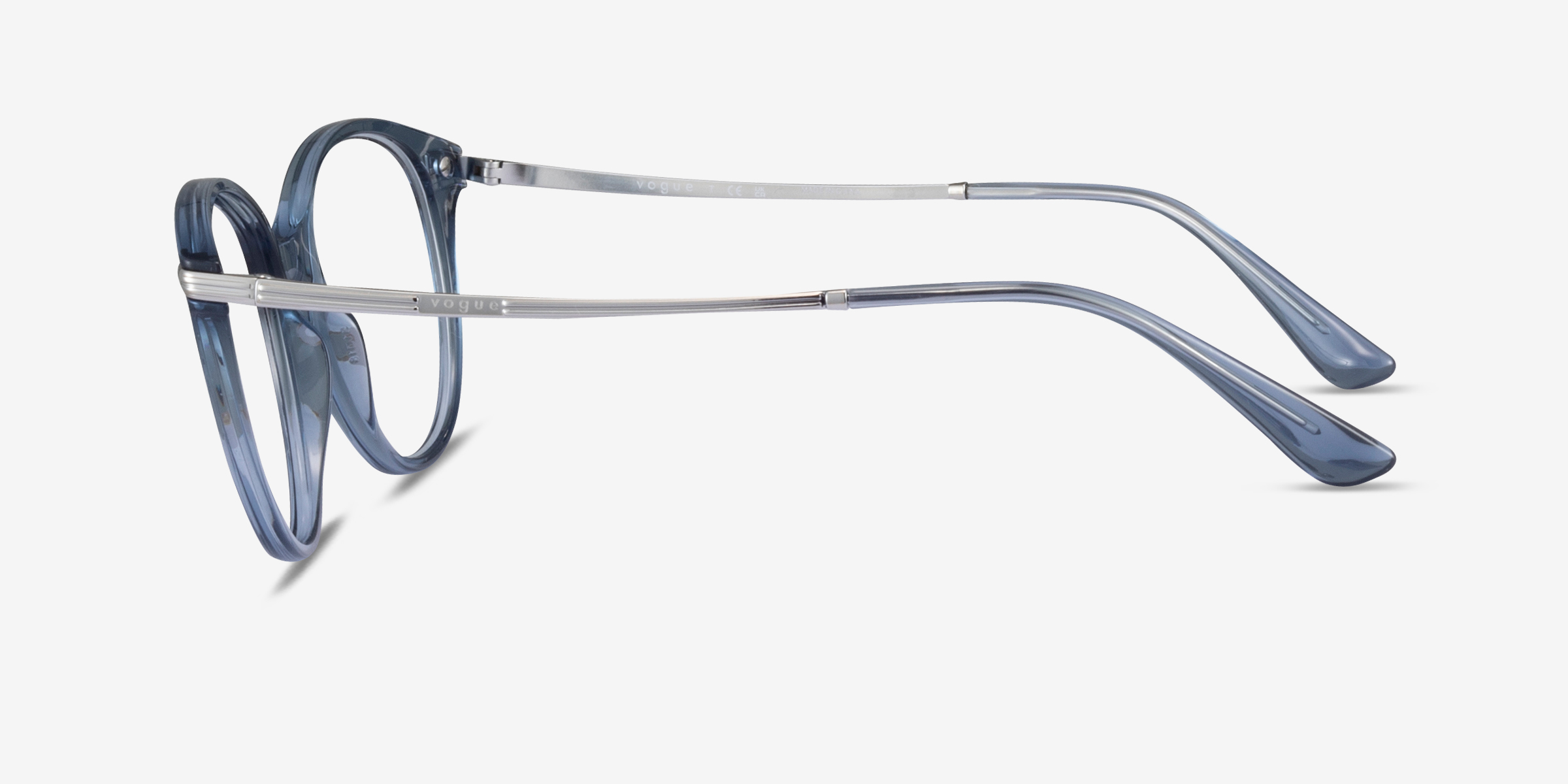 Vogue Eyewear VO5423 - Cat Eye Clear Blue Frame Eyeglasses | Eyebuydirect