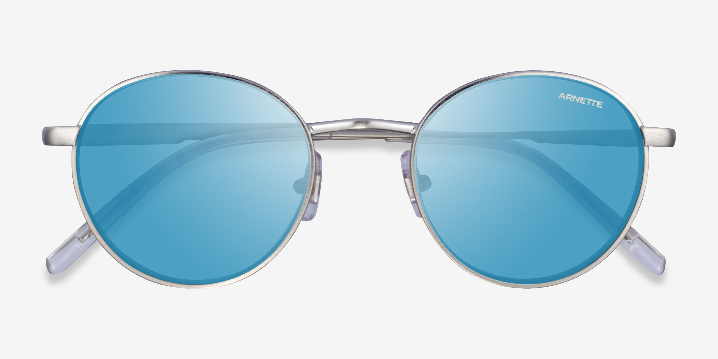 ARNETTE AN3084 The Professional - Round Brushed Silver Frame ...