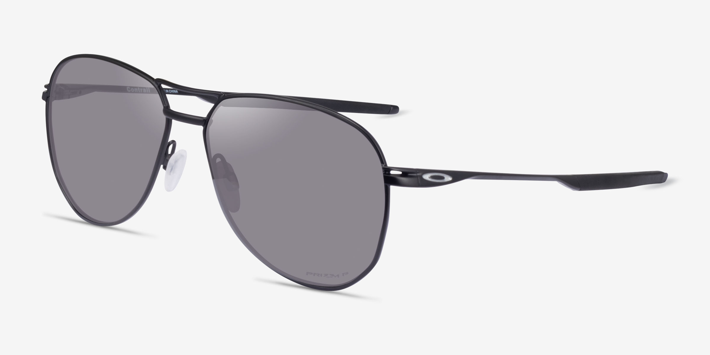 Oakley Contrail - Aviator Satin Black Frame Prescription Sunglasses ...